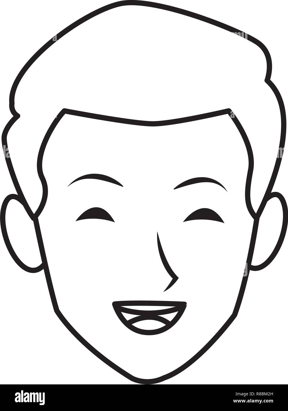 man only face Stock Vector Image & Art - Alamy