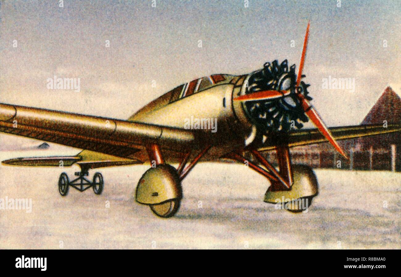 Messerschmitt M 28 mail plane, 1932. Creator: Unknown Stock Photo - Alamy