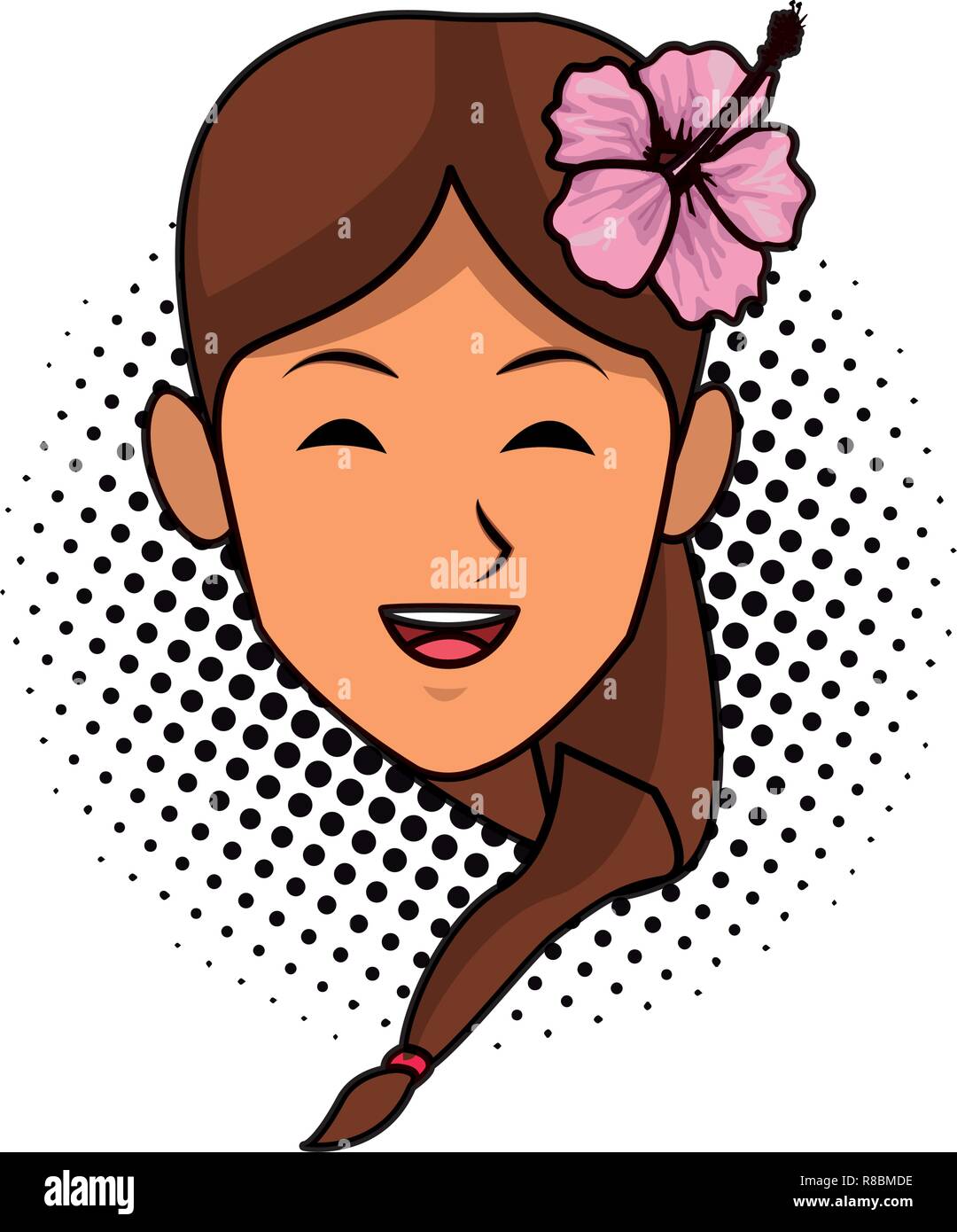 woman only face Stock Vector Image & Art - Alamy