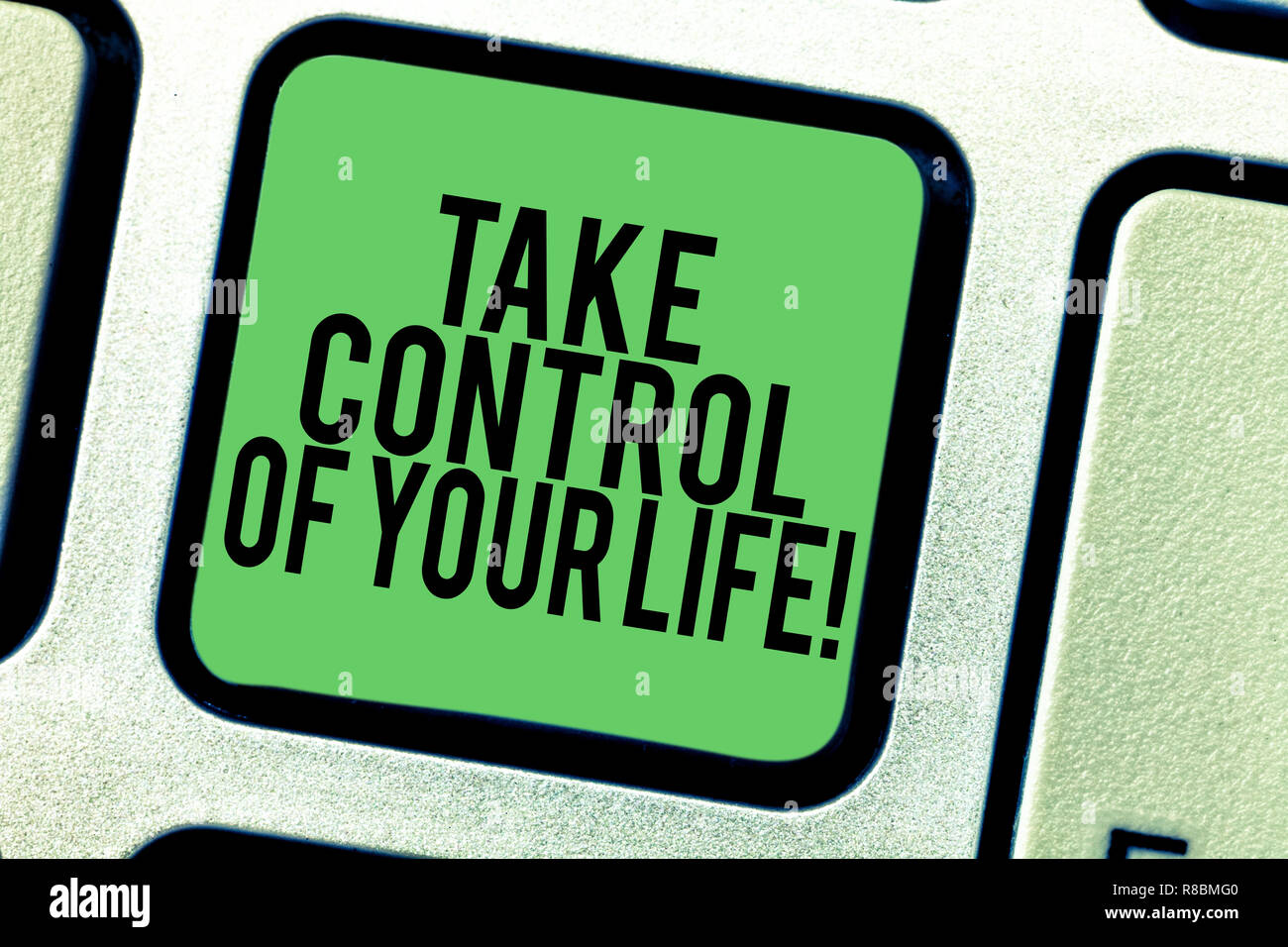 Writing note showing Take Control Of Your Life. Business photo ...