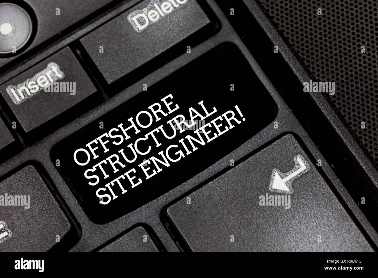 Handwriting Text Writing Offshore Structural Site Engineer Concept