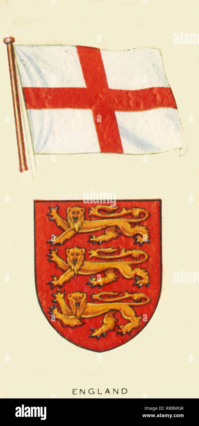 English heraldry flags hi-res stock photography and images - Alamy