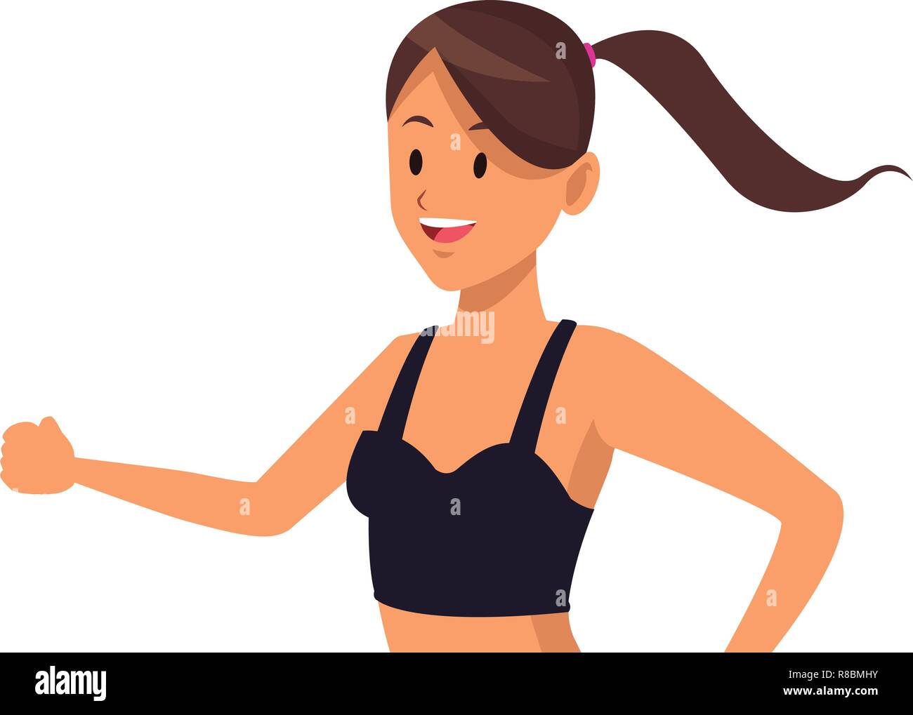 Gym outfit Stock Vector Images - Alamy