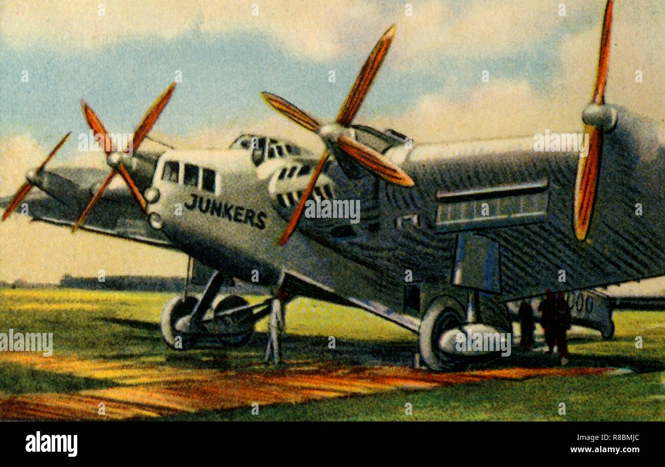 Junkers G.38 plane, 1920s, (1932). Creator: Unknown Stock Photo - Alamy