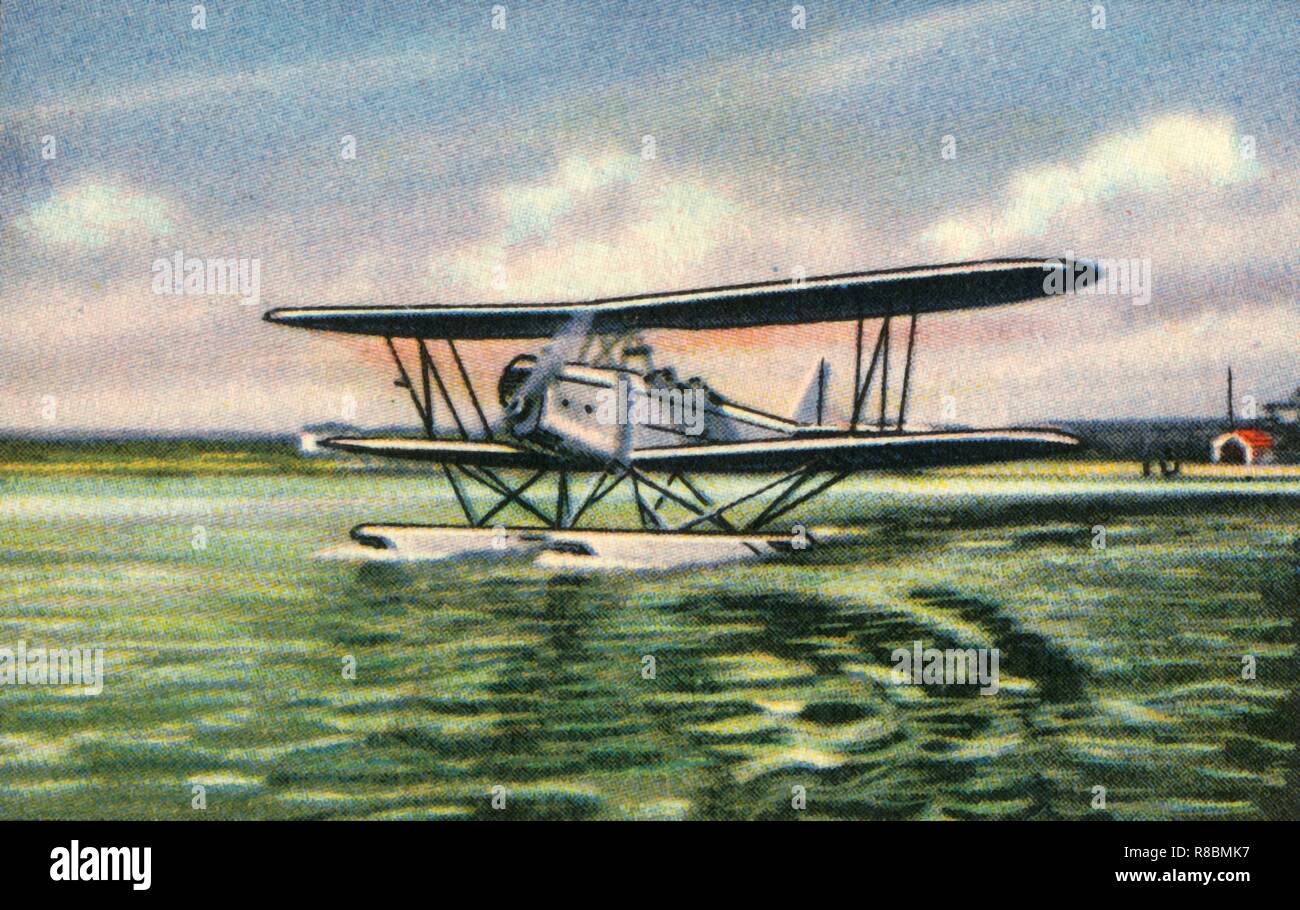 Heinkel HD 42 seaplane, 1920s, (1932). Creator: Unknown Stock Photo - Alamy