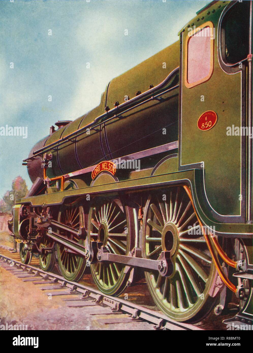 Lord Nelson, one of the most powerful locomotives owned by the Southern ...