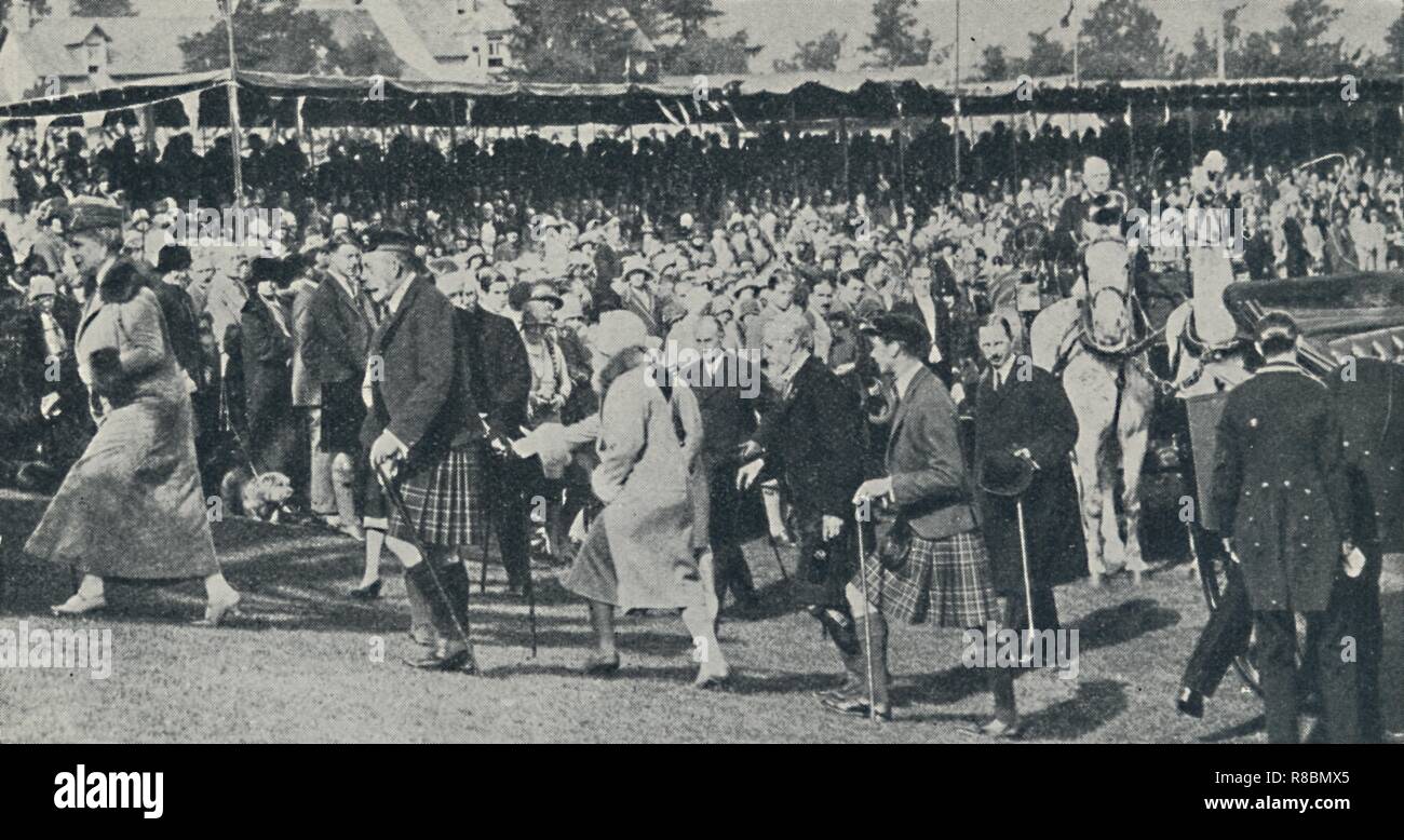 'The Royal Family in Scotland', c1930, (1937). Creator: Unknown Stock ...