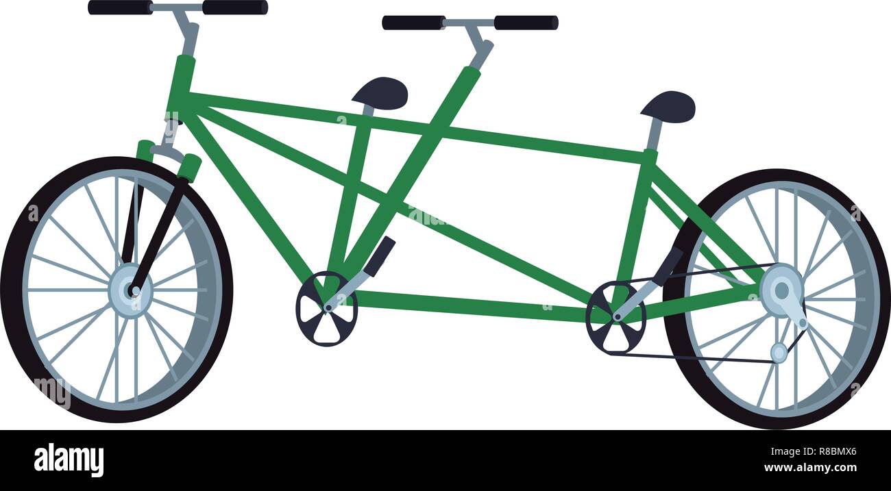 double bike icon Stock Vector Image & Art - Alamy