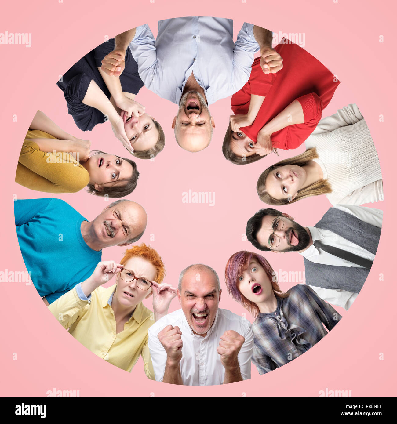 Negative body language office hi-res stock photography and images - Alamy