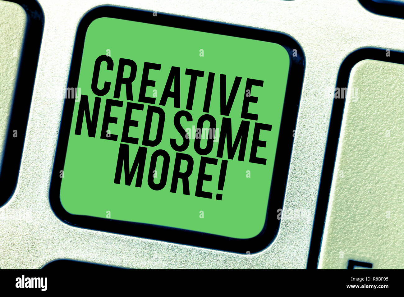 Writing note showing Creative Need Some More. Business photo showcasing ...