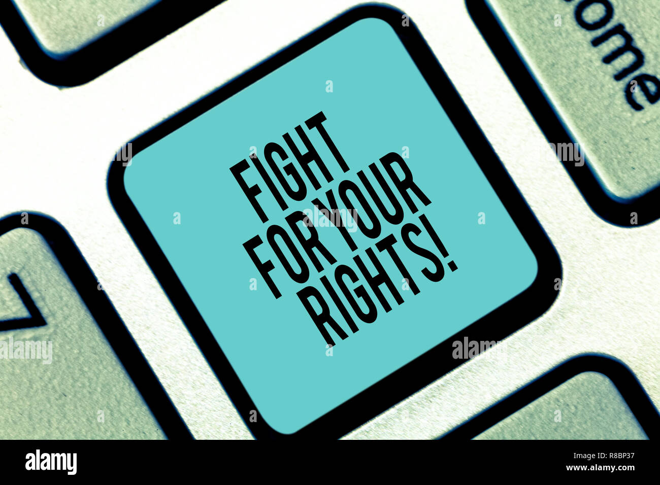 Word writing text Fight For Your Rights. Business concept for Make ...