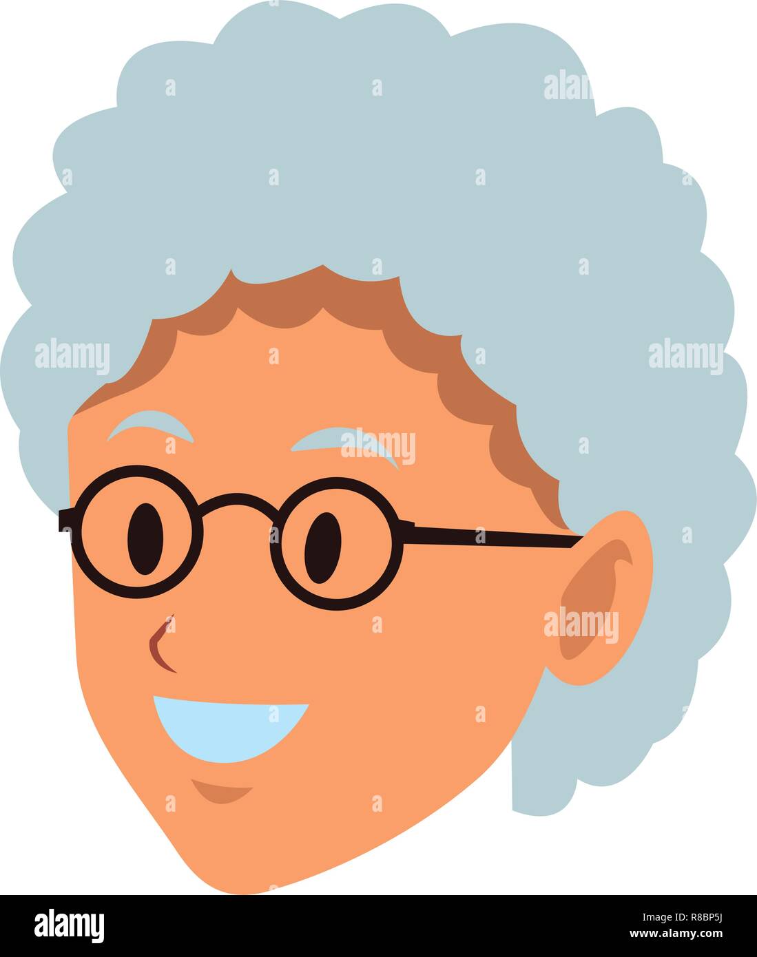 Old Woman Face Cartoon