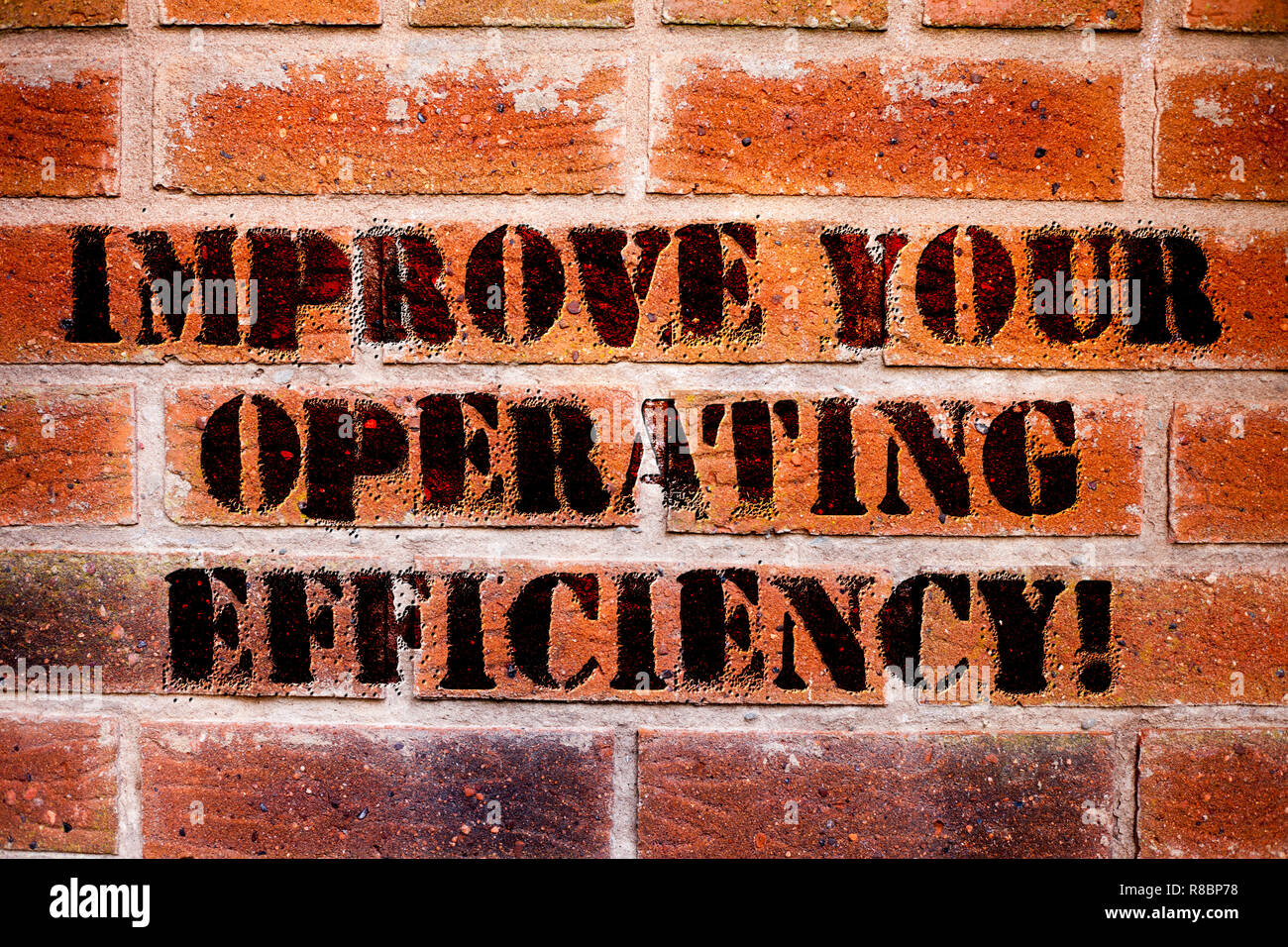 Conceptual hand writing showing Improve Your Operating Efficiency ...
