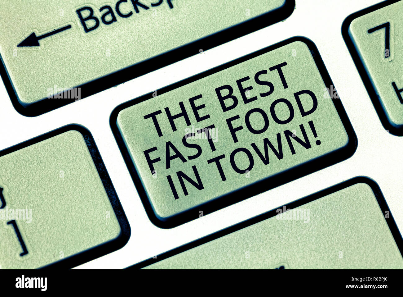 Word writing text The Best Fast Food In Town. Business concept for ...