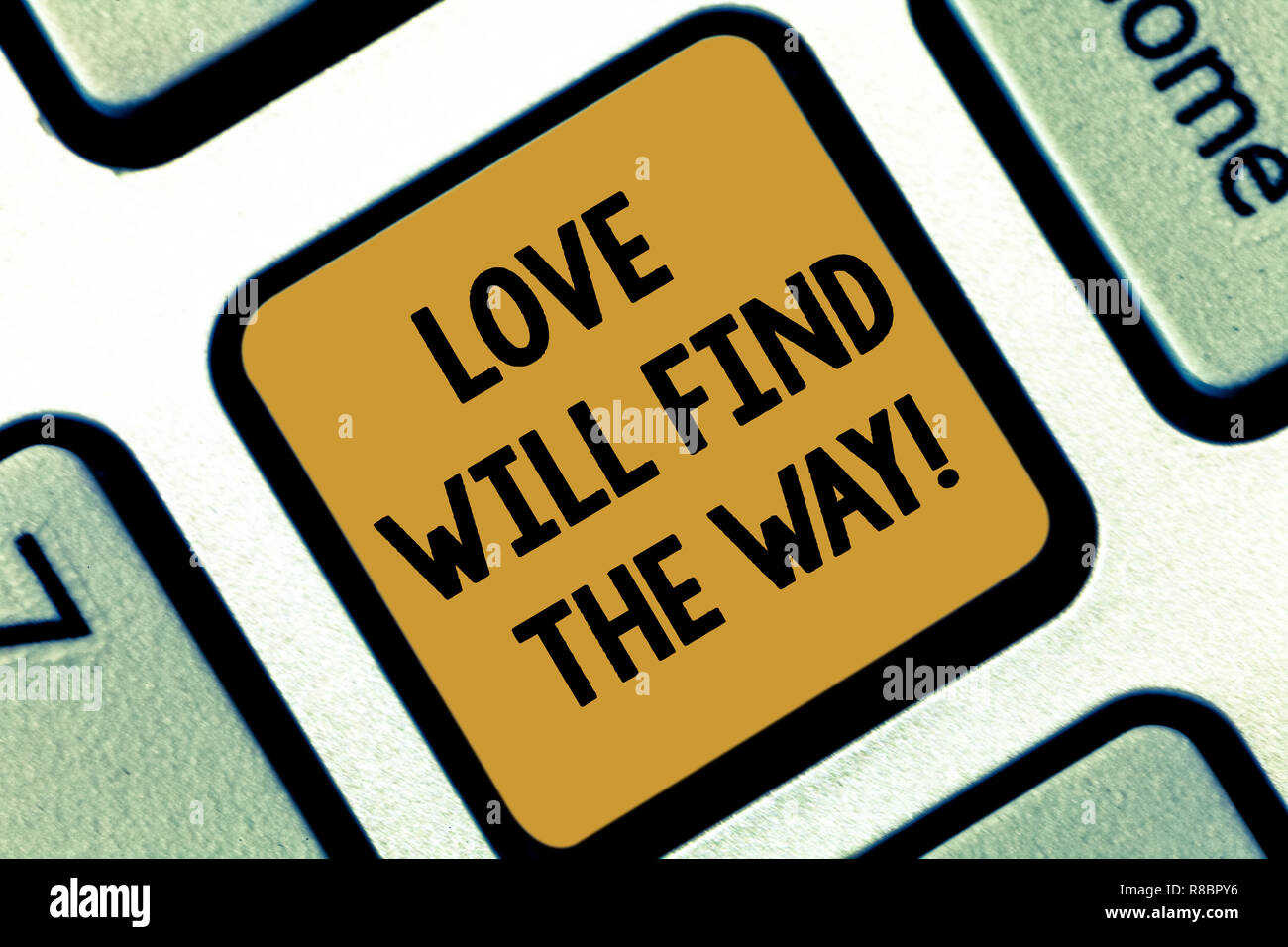 Text sign showing Love Will Find The Way. Conceptual photo Inspiration ...