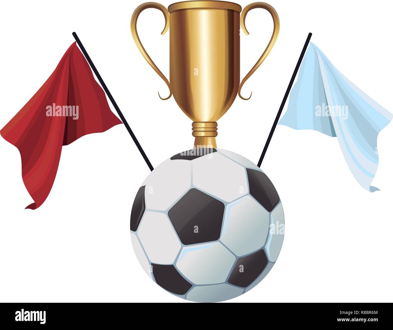 trophy with ball Stock Vector Image & Art - Alamy