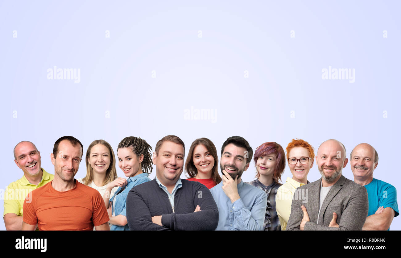 Different faces collage hi-res stock photography and images - Alamy
