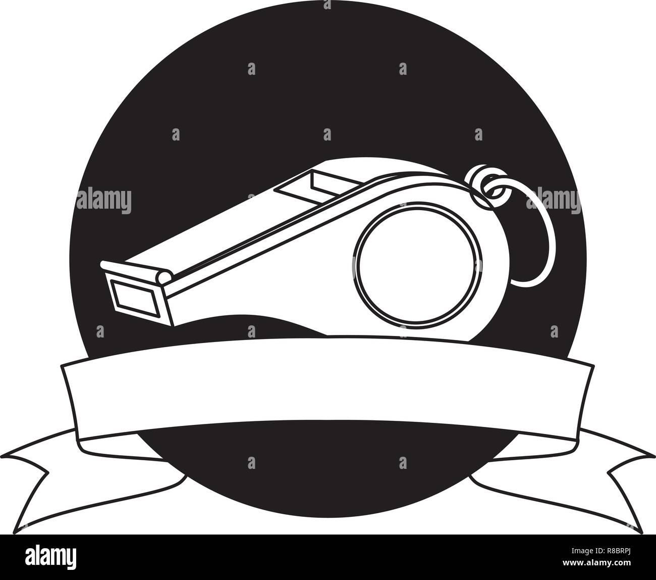 referee whistle icon Stock Vector Image & Art - Alamy