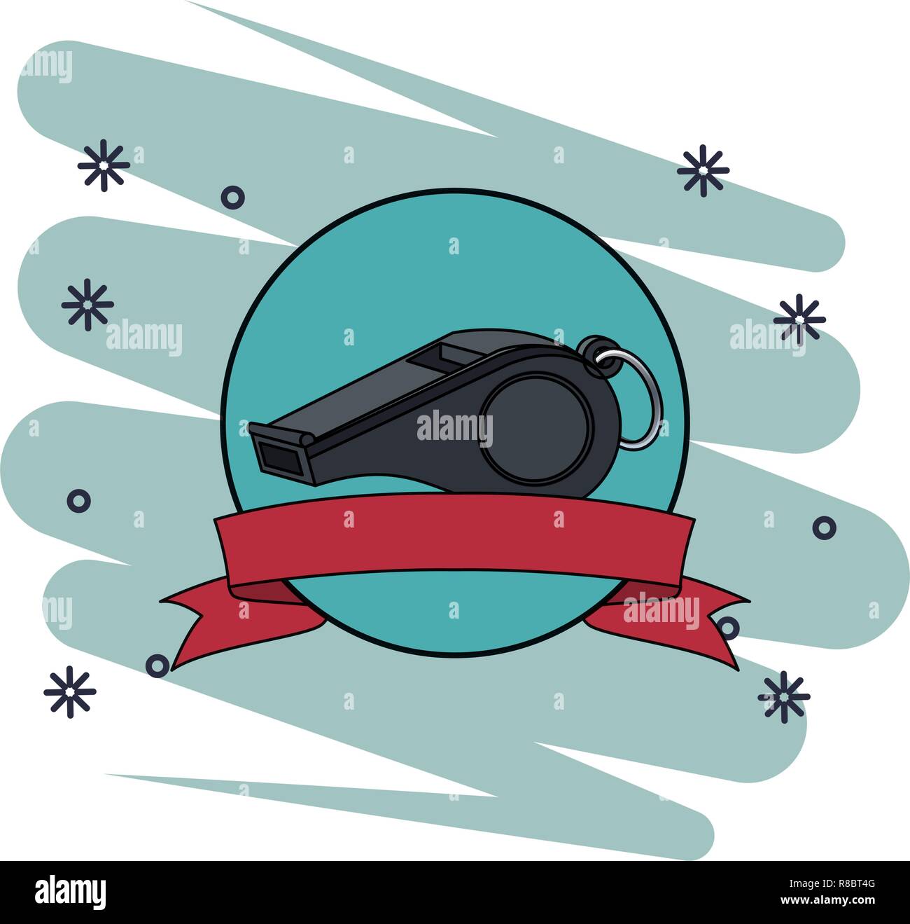 referee whistle icon Stock Vector Image & Art - Alamy