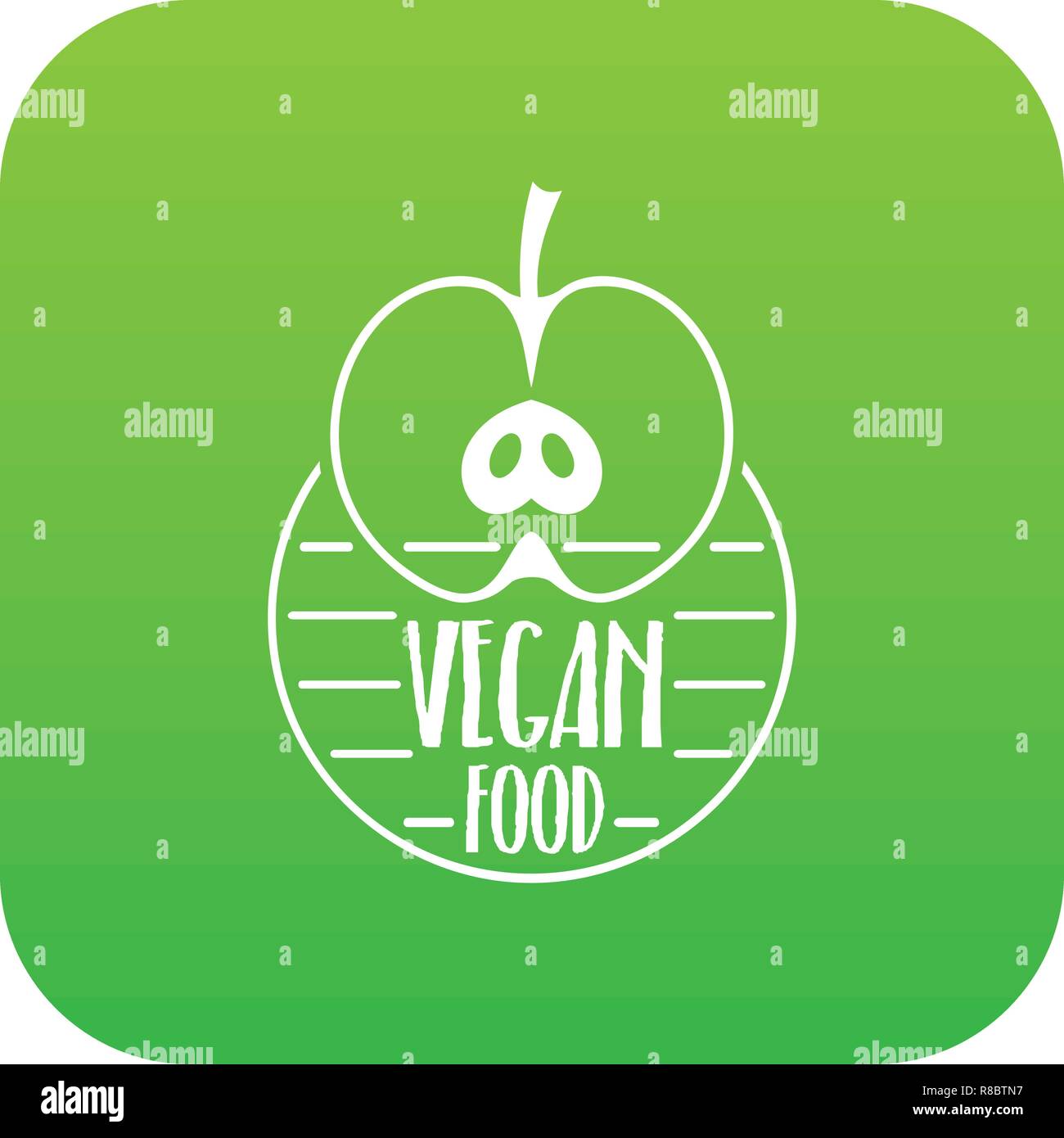 Farm food icon green vector Stock Vector Image & Art - Alamy