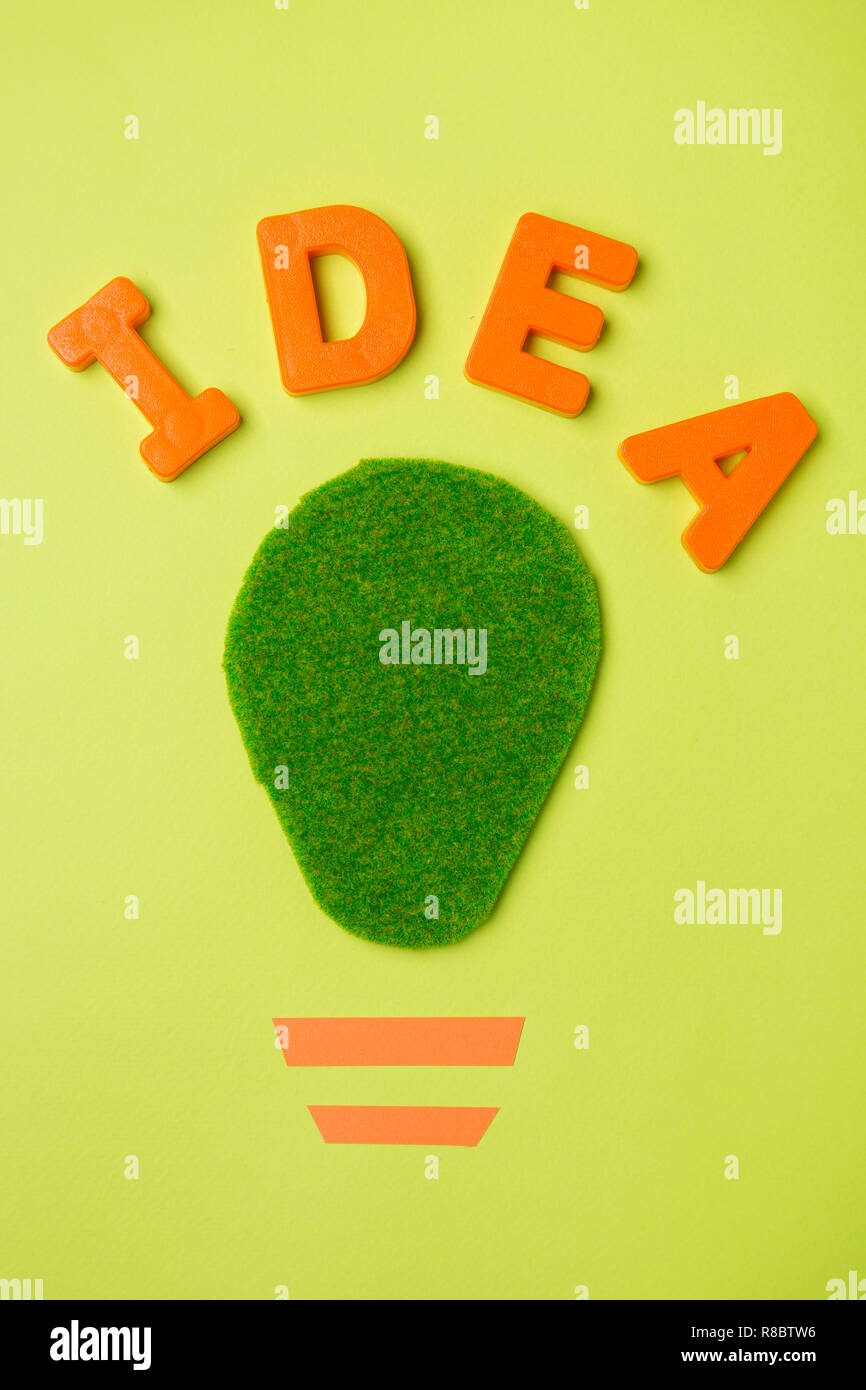 Light bulb glowing as Business idea concept with concept creative ...