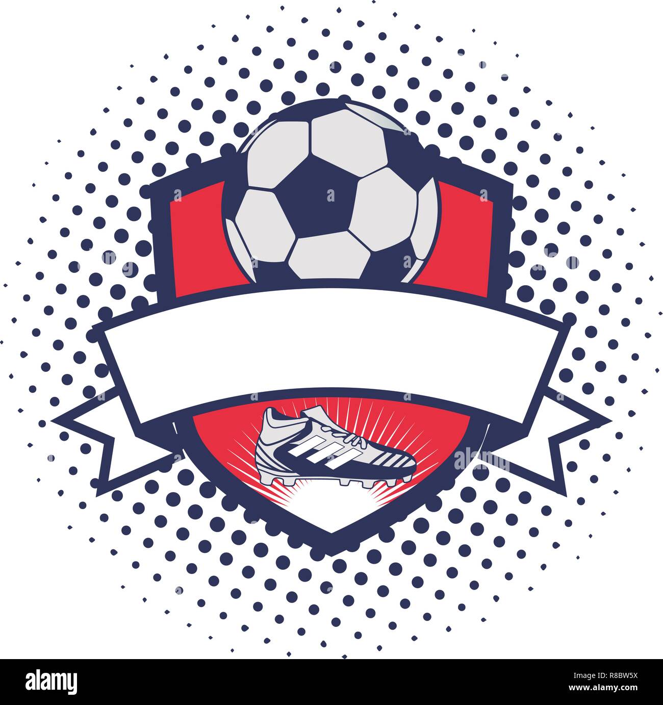 Red football boots Stock Vector Images - Alamy