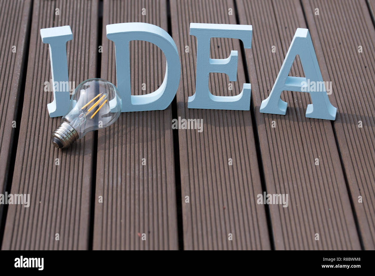 Light bulb glowing as Business idea concept with concept creative ...