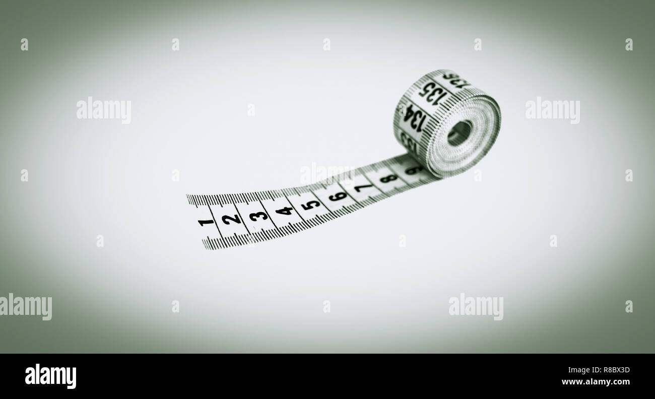 Tape measure isolated folded hi-res stock photography and images - Alamy