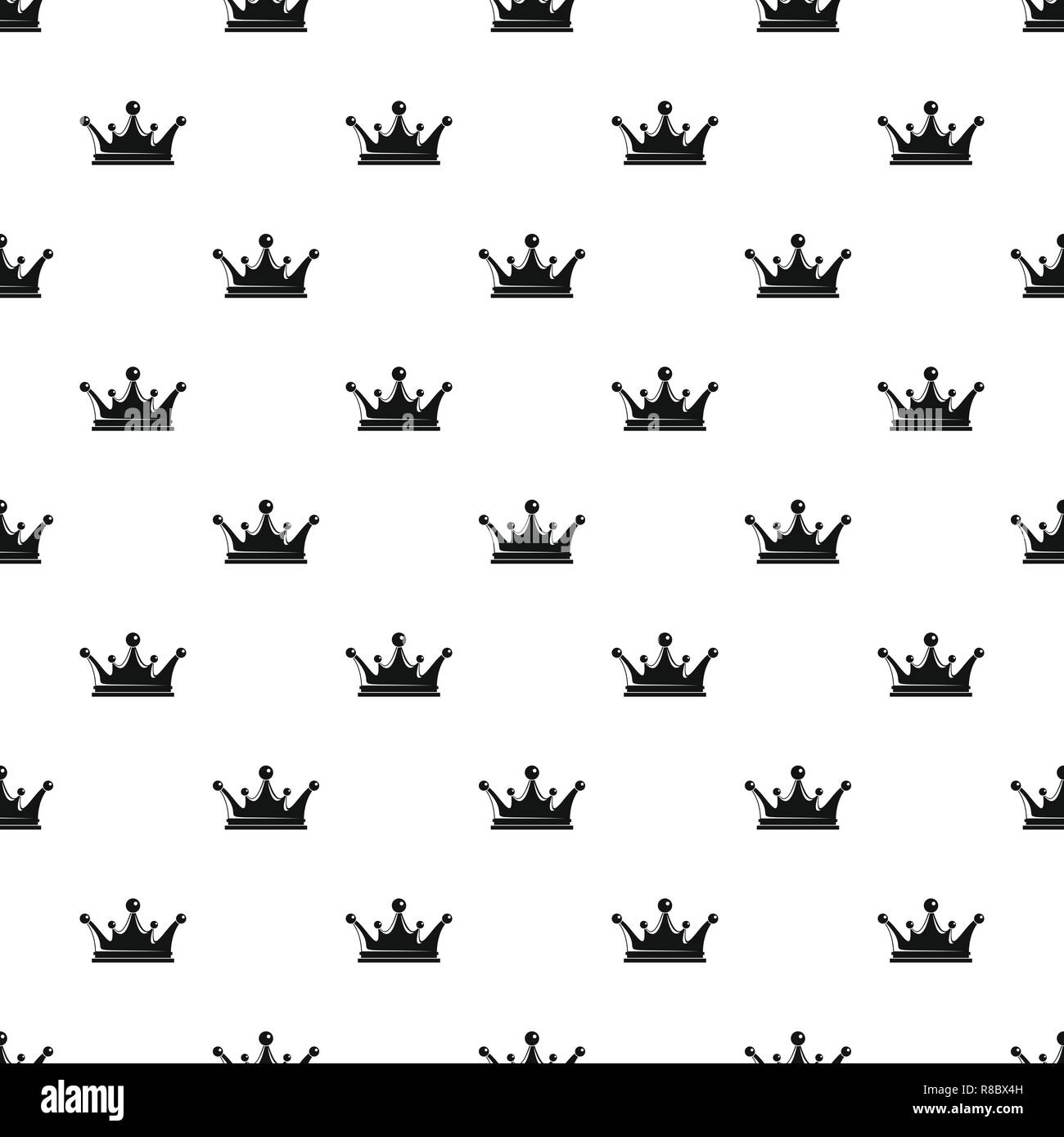 Crown pattern vector seamless Stock Vector Image & Art - Alamy