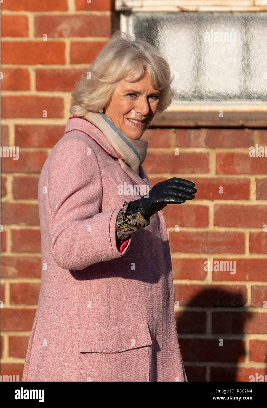 The Duchess of Cornwall during a visit to the Lackham Campus of ...