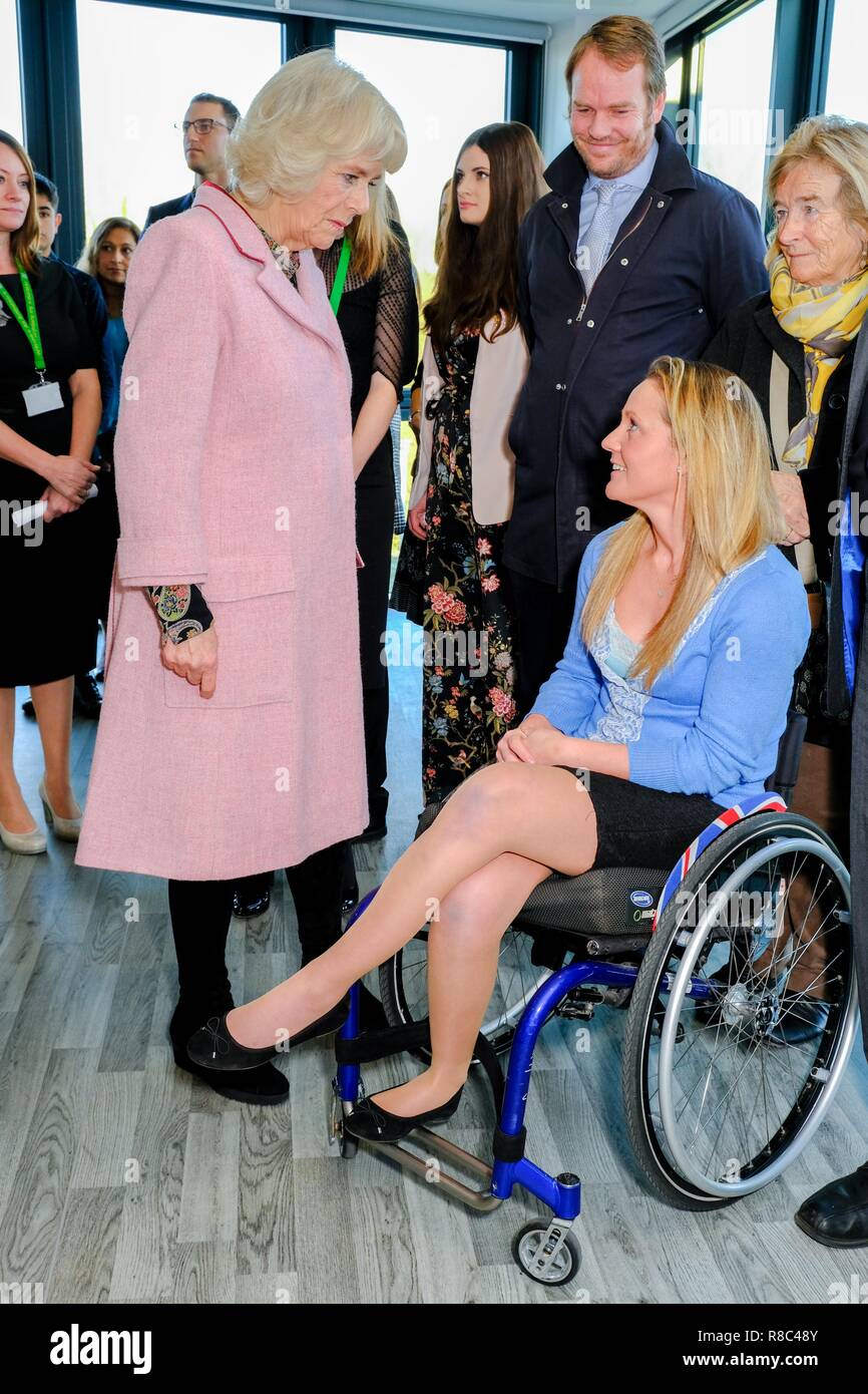 The Duchess of Cornwall meets meets Para Dressage rider Suzanna Hext ...
