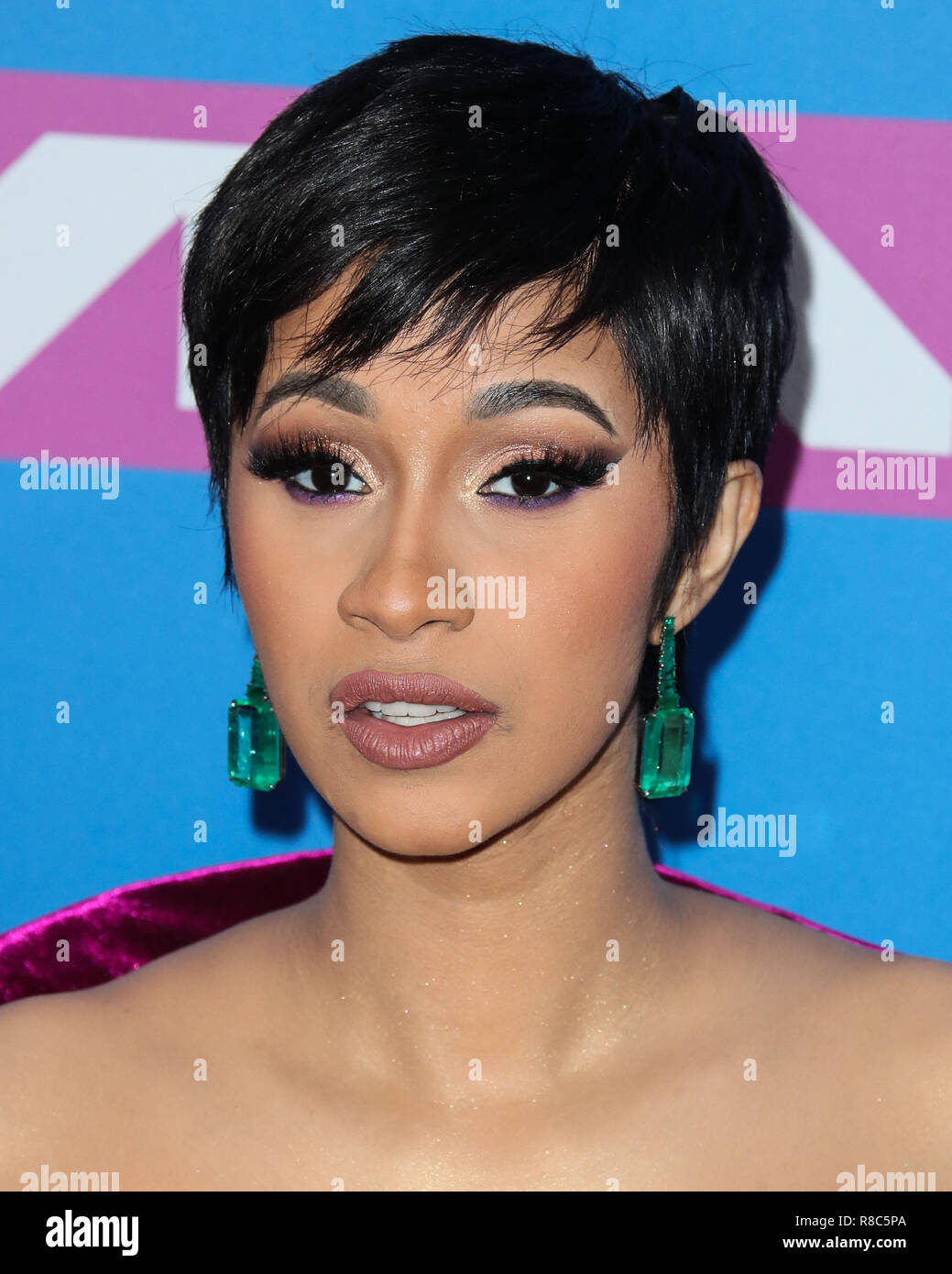 MANHATTAN, NEW YORK CITY, NY, USA - AUGUST 20: Rapper Cardi B wearing a ...