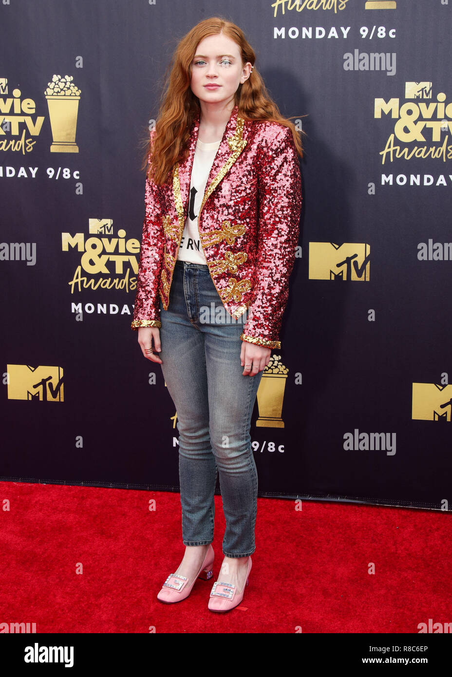 SANTA MONICA, LOS ANGELES, CA, USA - JUNE 16: Sadie Sink at the 2018 ...