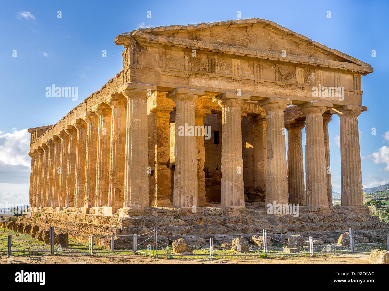 The Valley of the Temples - An archaeological site in Agrigento, Sicily ...