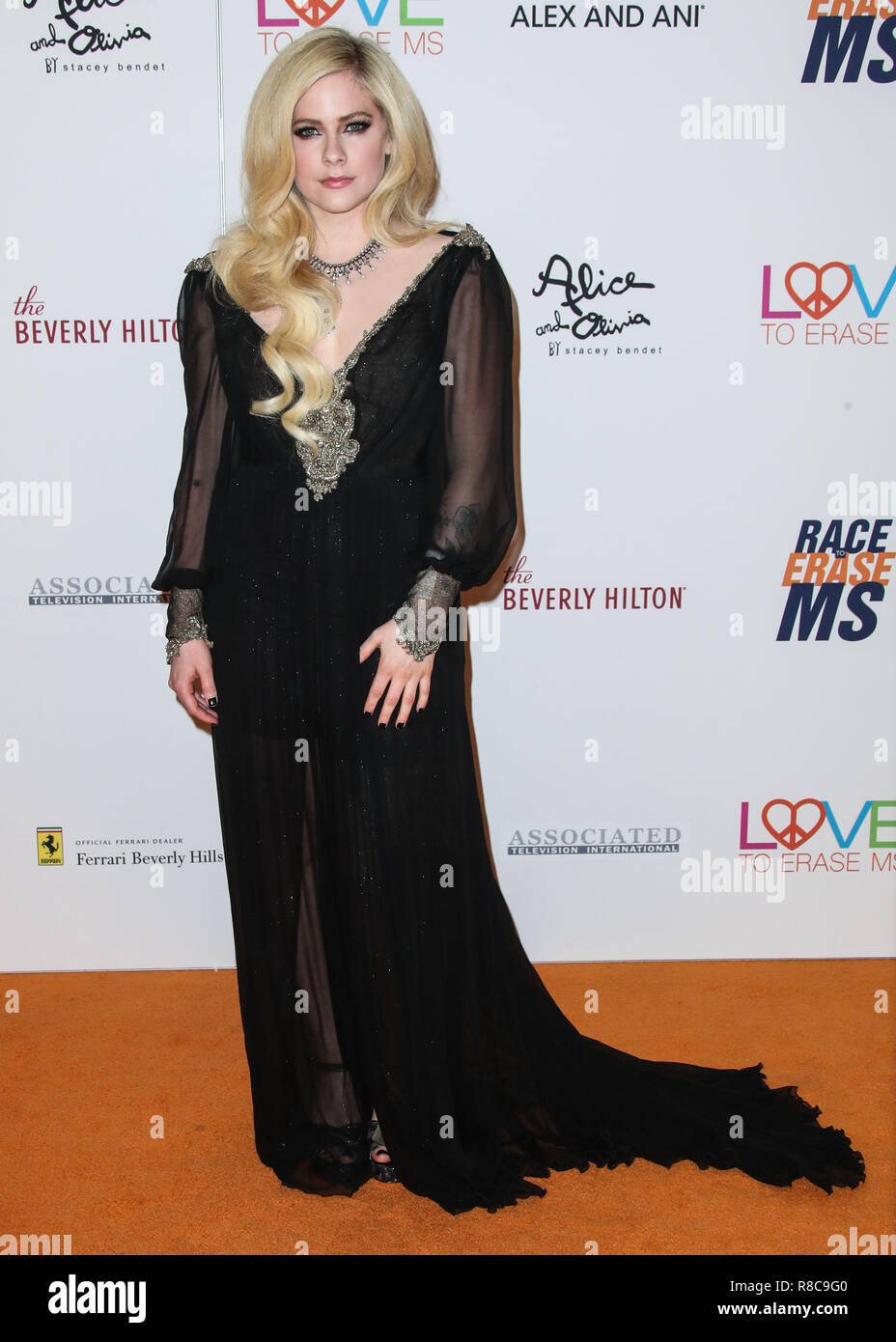 BEVERLY HILLS, LOS ANGELES, CA, USA - APRIL 20: Avril Lavigne at the ...