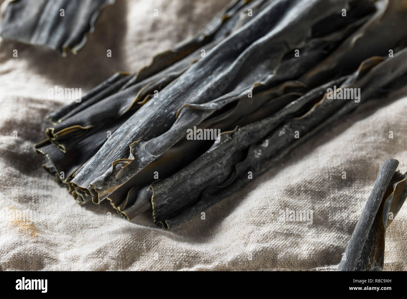 Dried Organic Japanese Kombu Seaweed Ready to Cook With Stock Photo - Alamy