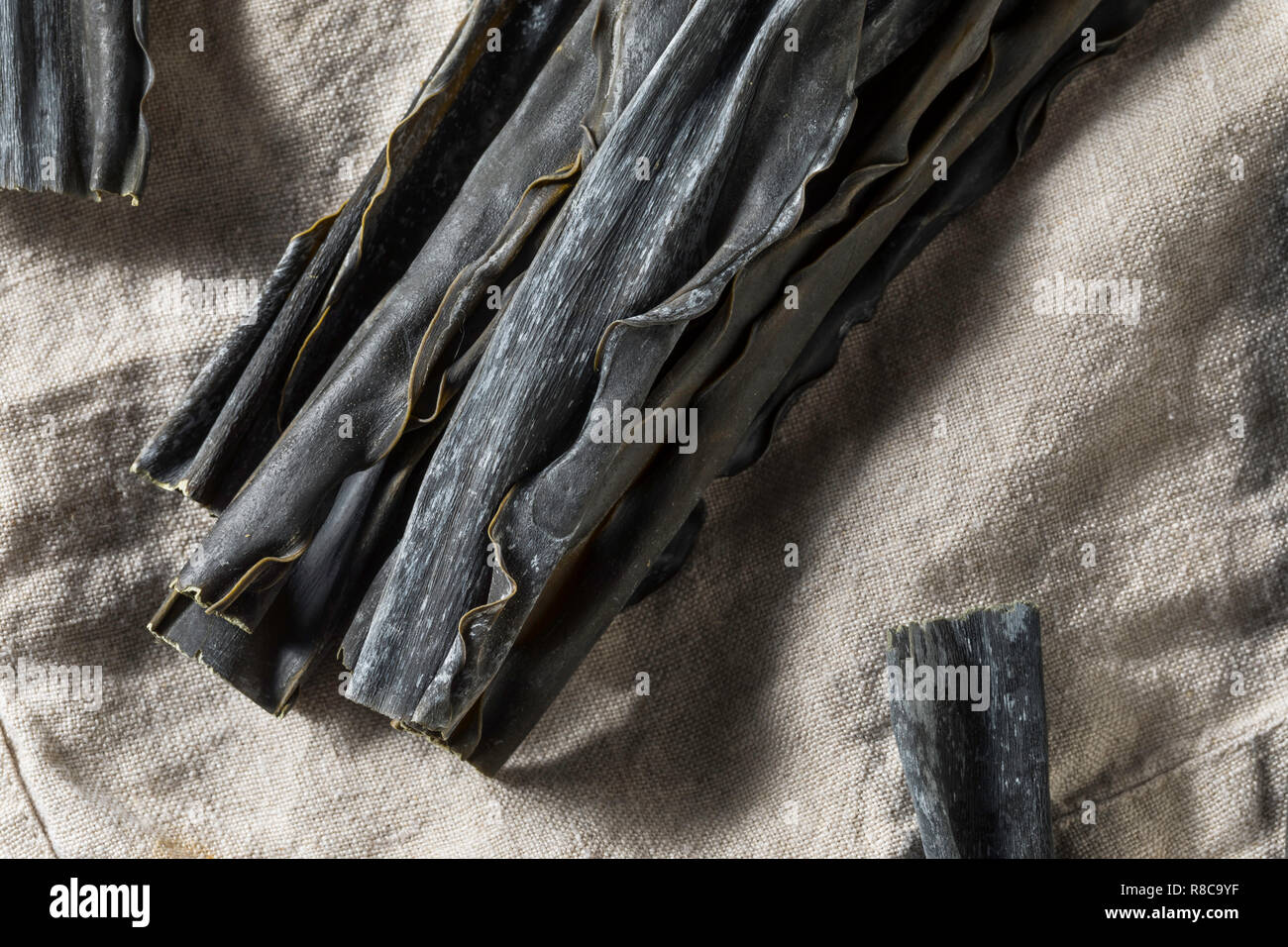 Dried Organic Japanese Kombu Seaweed Ready to Cook With Stock Photo - Alamy