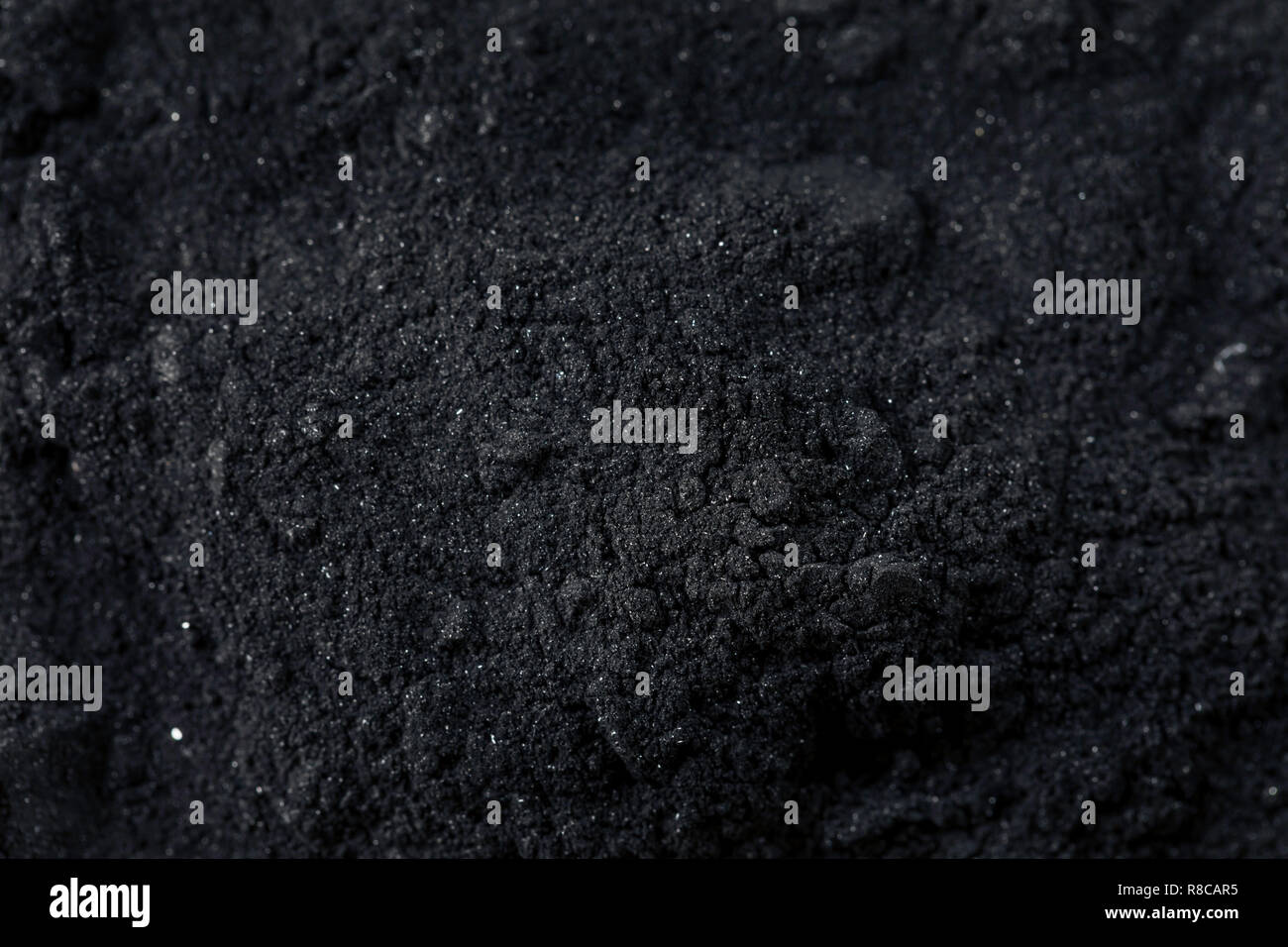 Raw Organic Black Activated Charcoal in a Bowl Stock Photo - Alamy