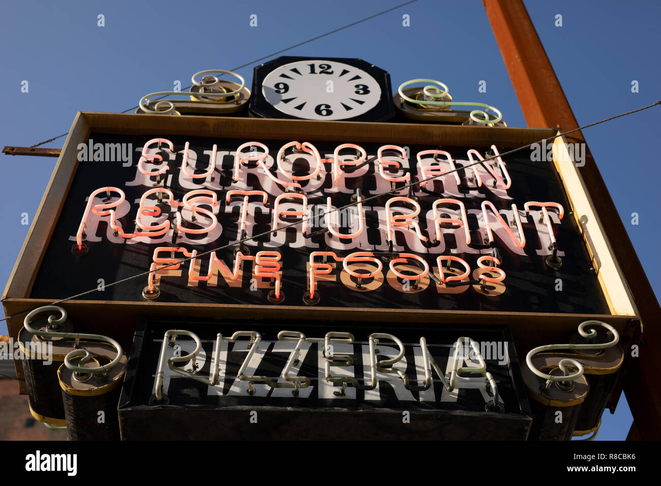 Neon sign from GLOW exhibition on the Rose Kennedy Greenway in Boston ...