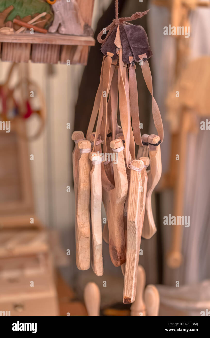 View of a traditional slingshots, in traditional market Stock Photo - Alamy