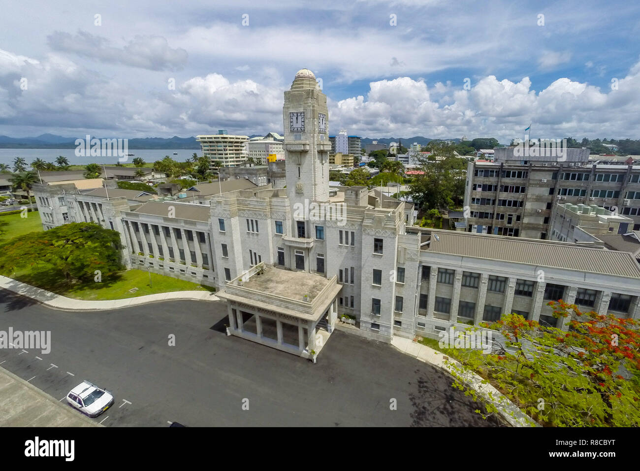 Government Buildings in Suva. Offices of Executive wing of Fiji ...