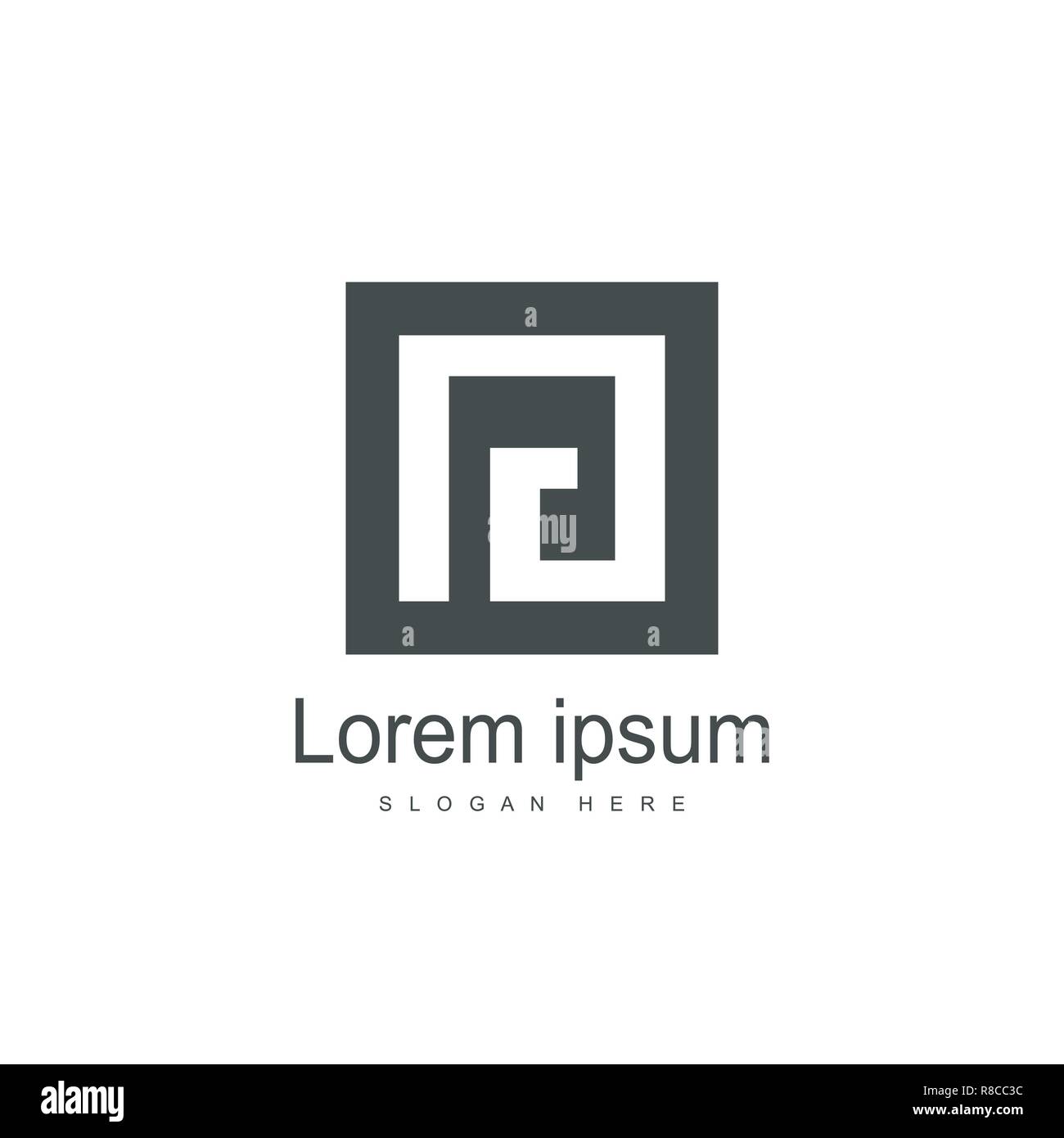 Initial Letter IG Logo Template Design. Minimalist letter logo template ...