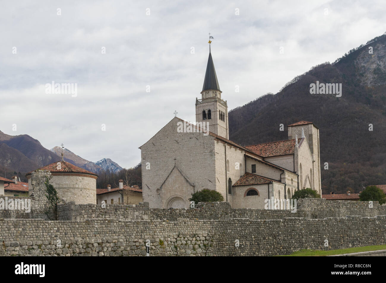 Venzone, Italy (10th December 2018) - The medieval cathedral and the ...