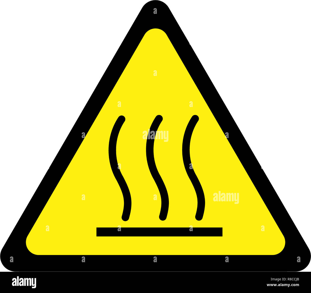 Caution hot surface sign hi-res stock photography and images - Alamy