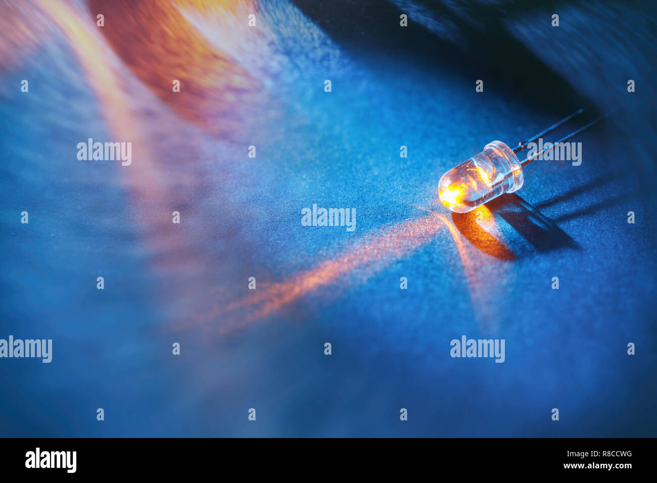 led light bulb, concept of energy saving Stock Photo - Alamy