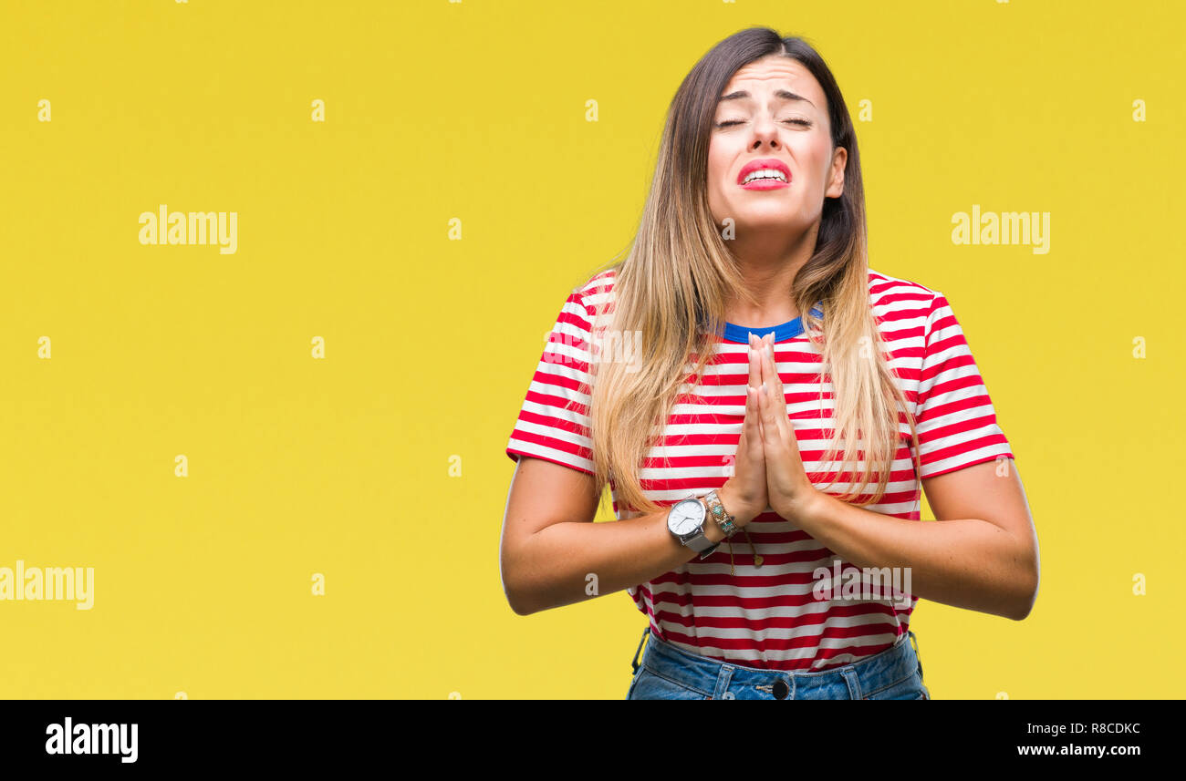 Woman pleading look hi-res stock photography and images - Alamy