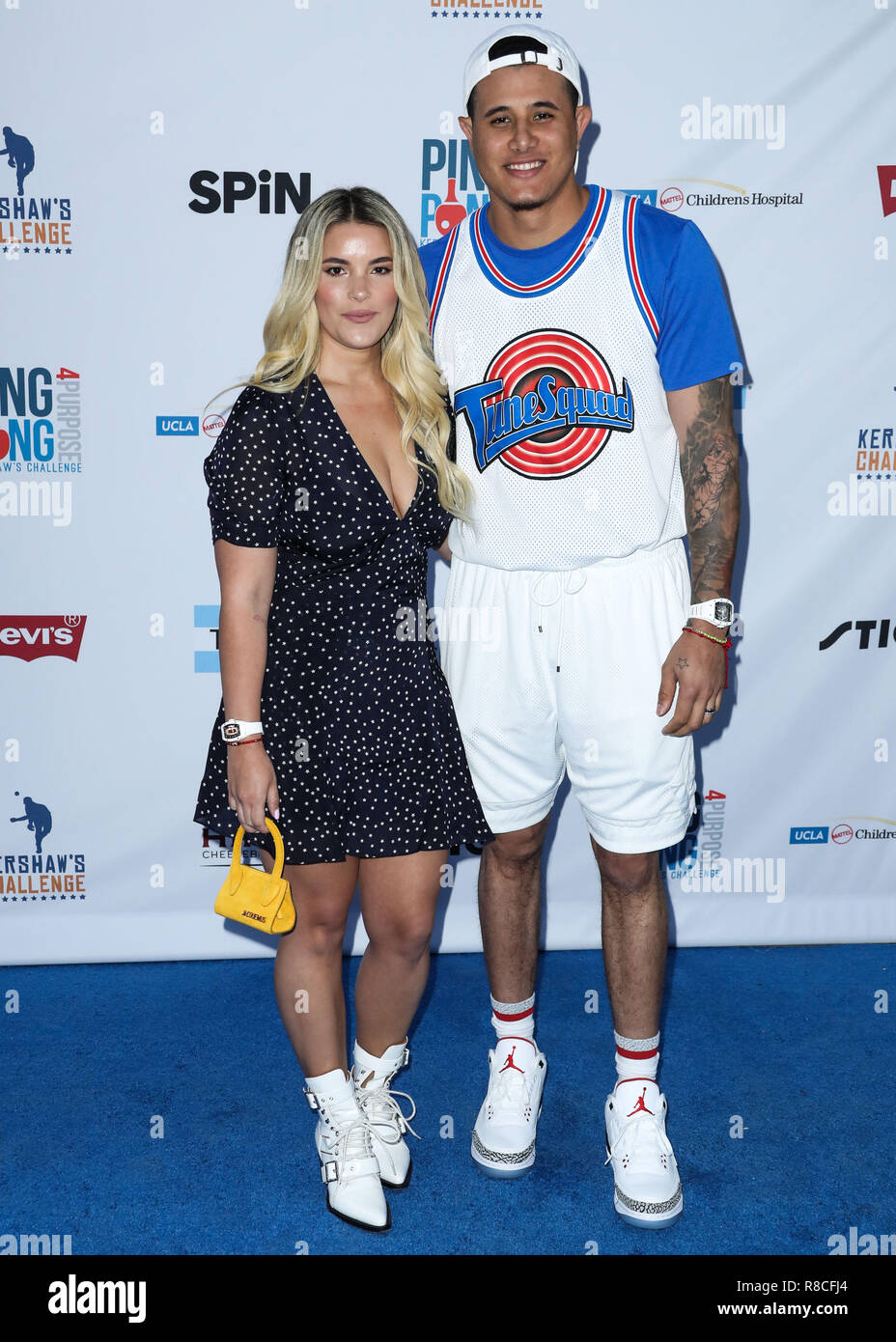 LOS ANGELES, CA, USA - AUGUST 23: Manny Machado, Yainee Alonso at the ...