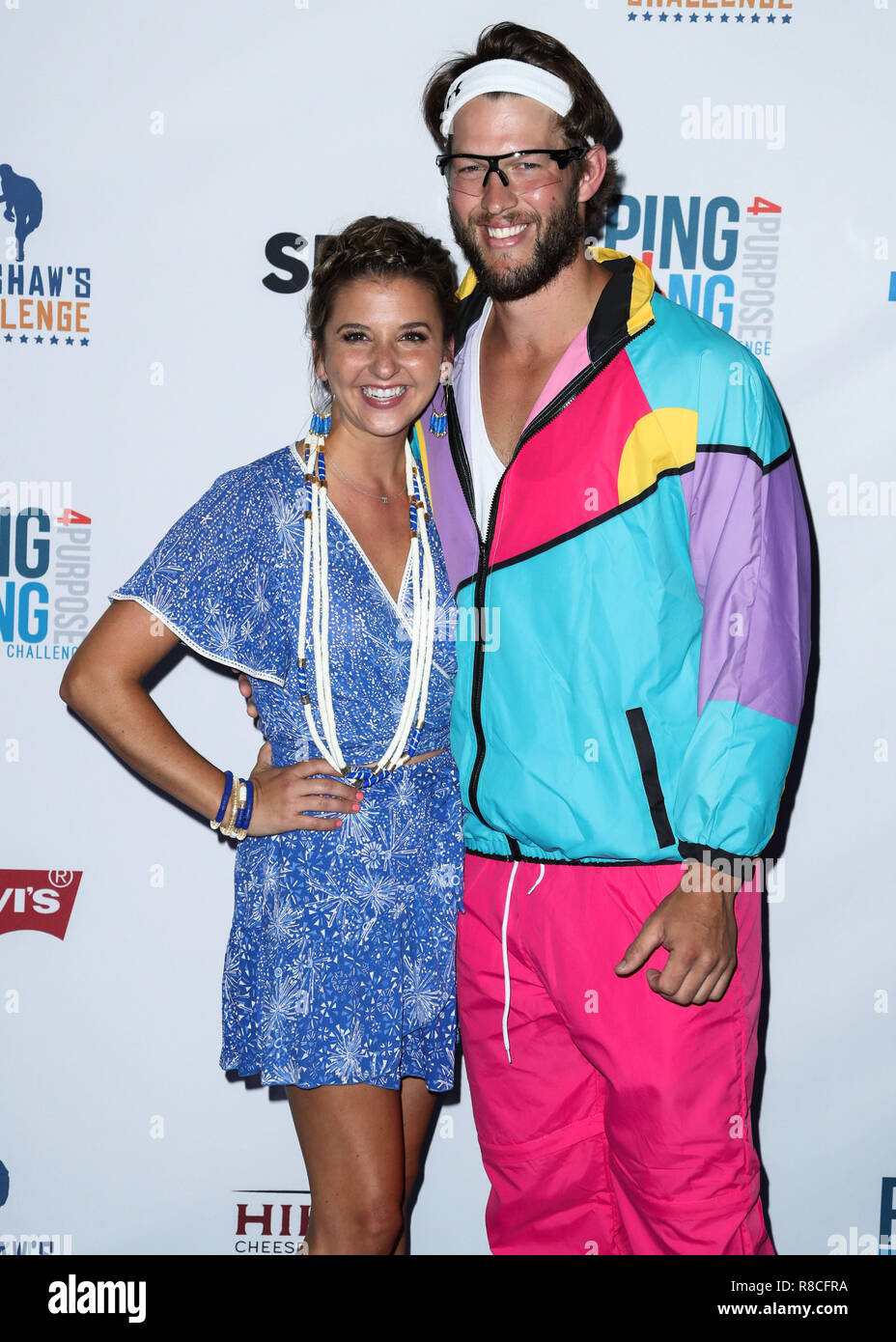 LOS ANGELES, CA, USA - AUGUST 23: Ellen Kershaw, Clayton Kershaw at the ...