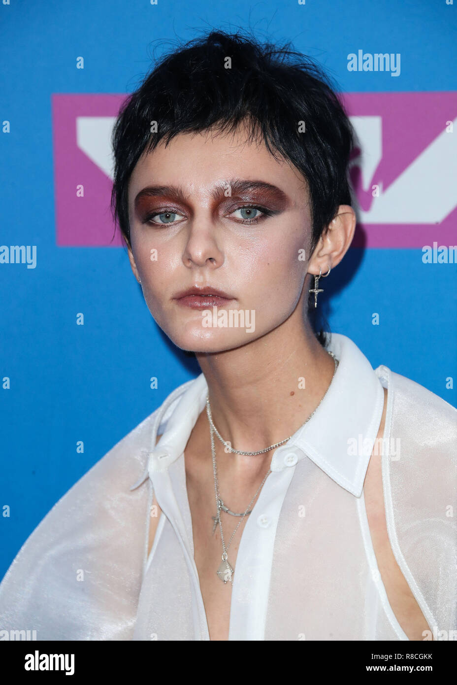 MANHATTAN, NEW YORK CITY, NY, USA - AUGUST 20: Morgan Saint at the 2018 ...