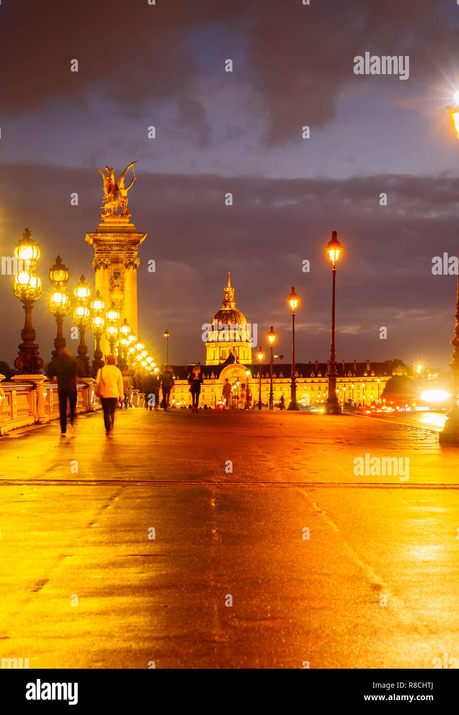 Alexandre III Bridge, Paris, France Stock Photo - Alamy